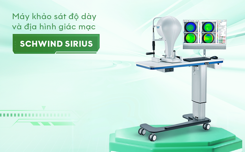 Máy khảo sát độ dày và địa hình giác mạc SCHWIND SIRIUS - Bệnh Viện Mắt ...
